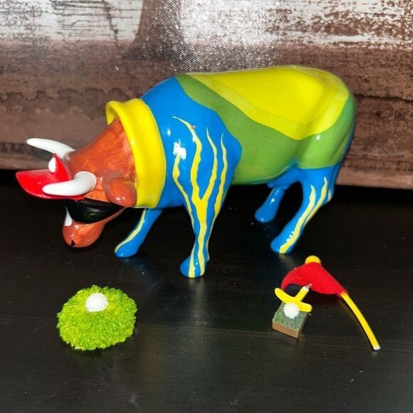 Westland | Accents | Cowparade For Cow Die Golf Theme Multi Color 6x4 ...